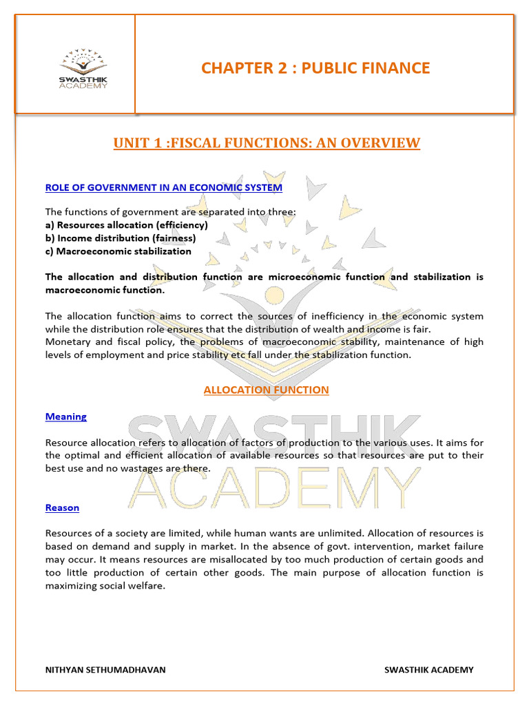 (1621788764) Chapter 2 Unit 1 PDF | PDF | Fiscal Policy | Macroeconomics