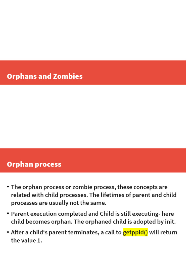 Orphan Zombie | PDF