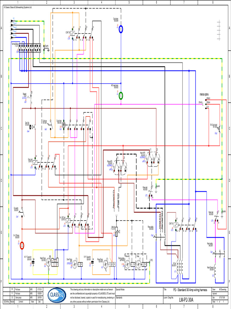 LM-P2-30A - Wiring Diagram - Rev D - 21-07-09 | PDF | Electrical ...