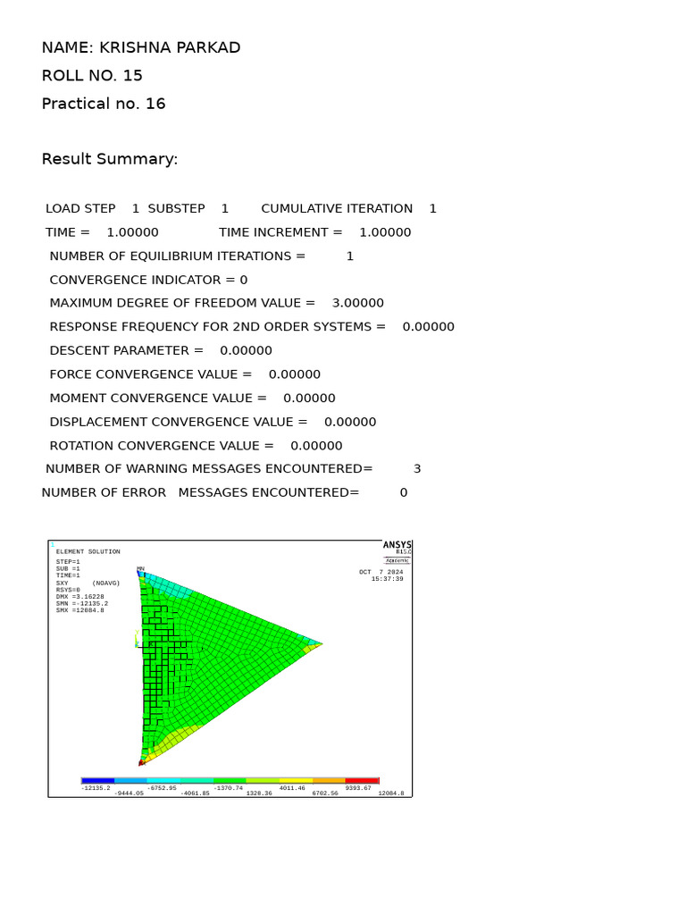 Practical 16KRISHNA | PDF | Deformation (Engineering) | Physical Sciences