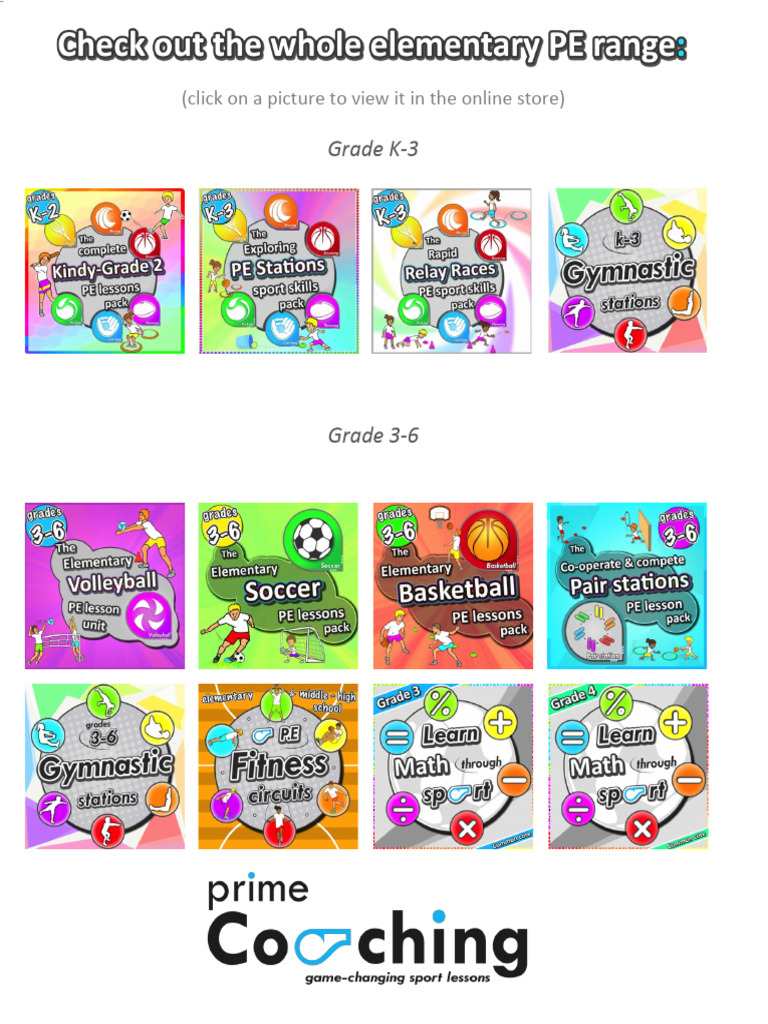 The Prime Coaching Sport Store | PDF