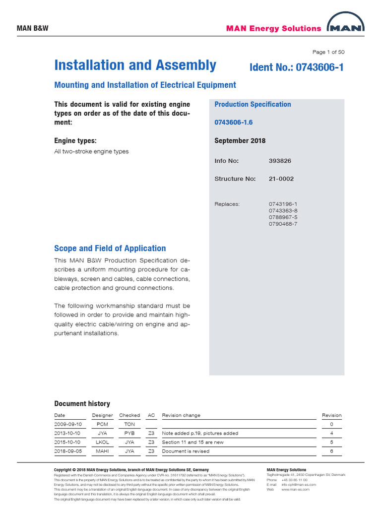 Installation and Assembly: Ident No.: 0743606-1 | PDF | Insulator ...