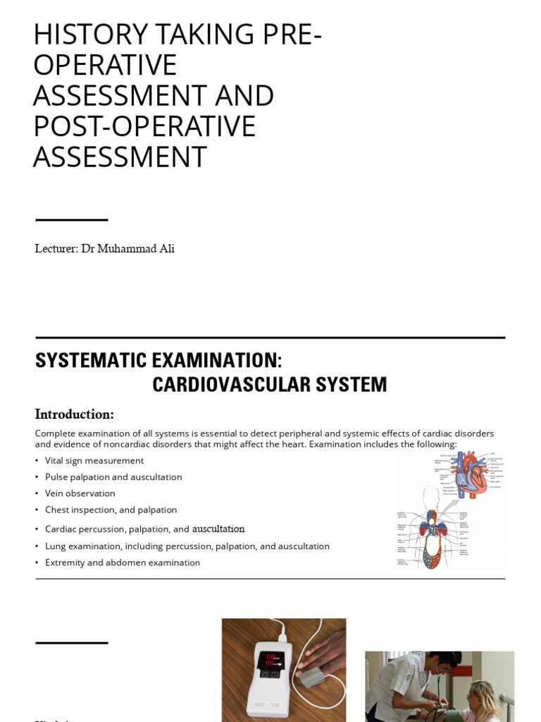 Systematic Examination of Cardiovascular System | PDF | Pulse | Vein