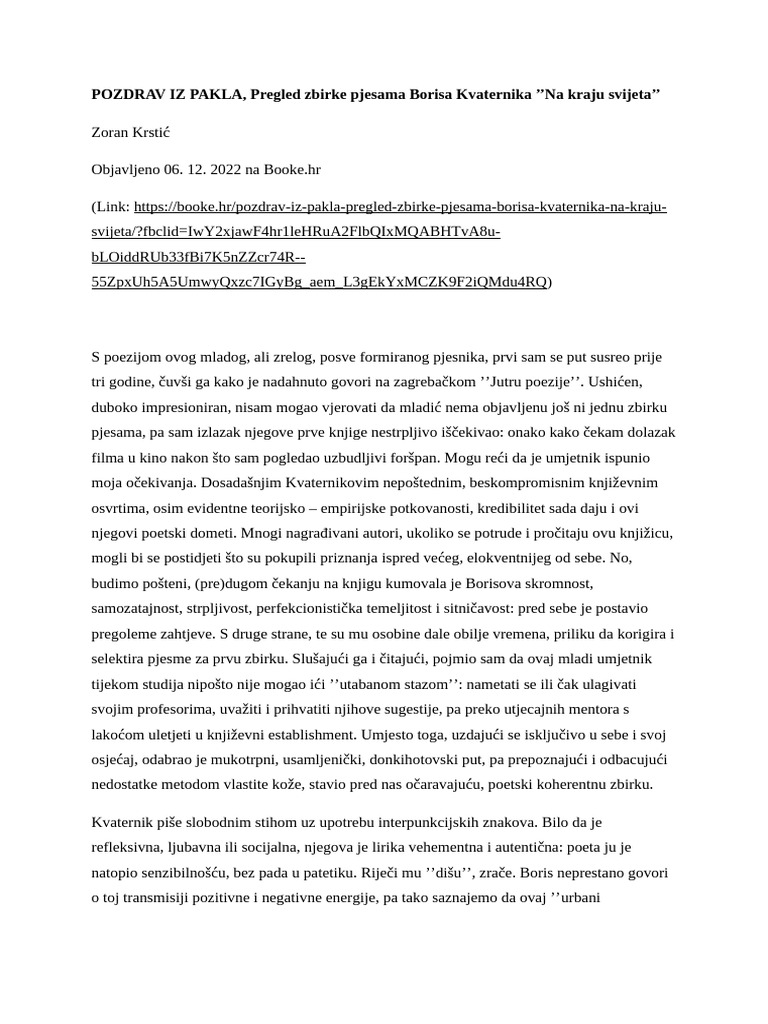 2 Recenzije Za DHK | PDF