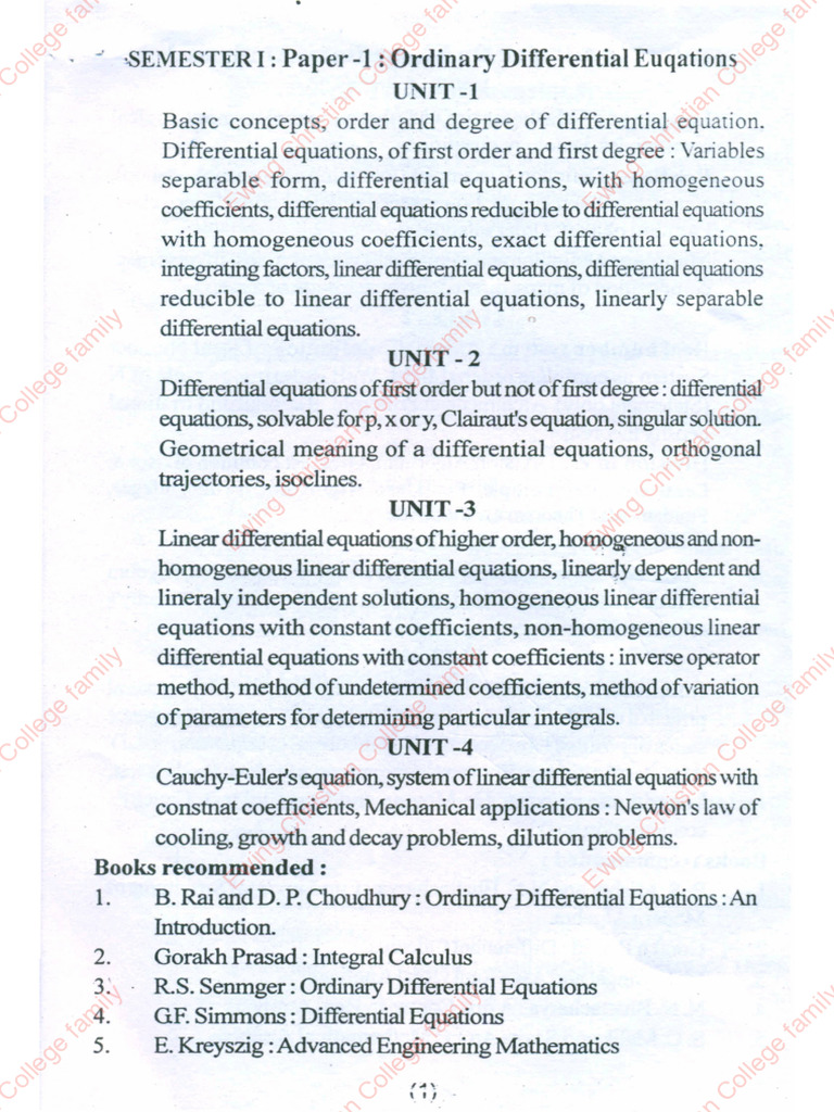 Syllabus BSc... All Semester | PDF