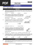 Friction Practice Problems and Solutions | PDF | Friction | Physics