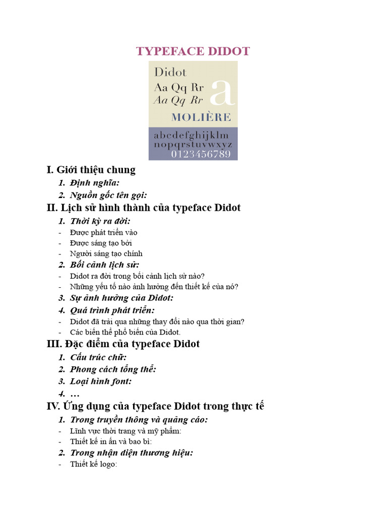 Typeface Didot | PDF