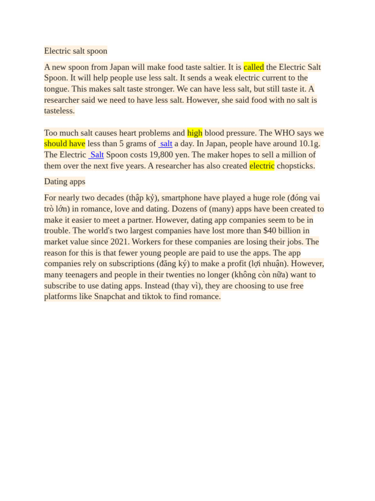 Dictation 2 | PDF | Lifestyle