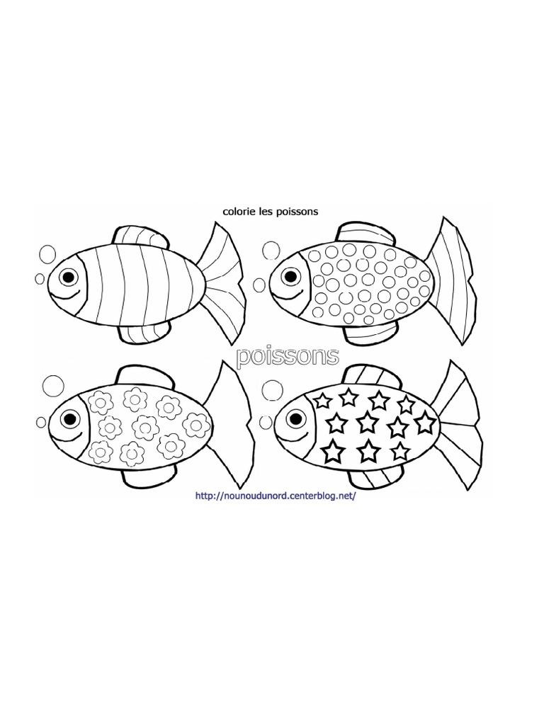 Des-poissons-a-colorier | PDF