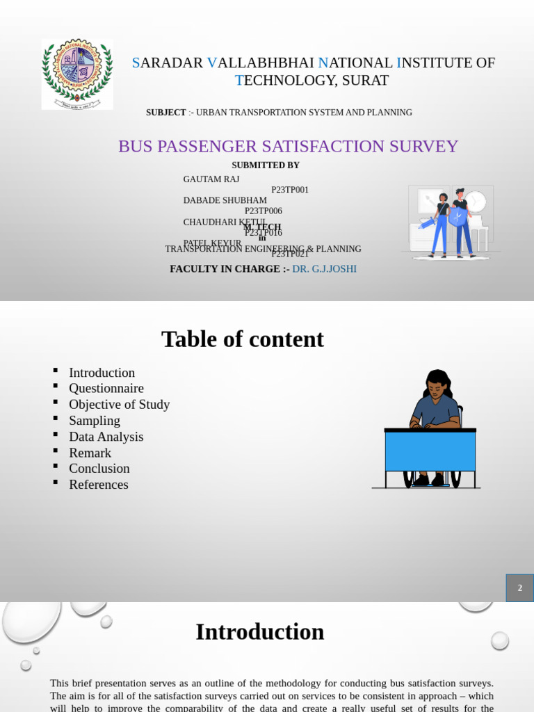 Group No 1 Bus Survey | PDF | Bus | Transport