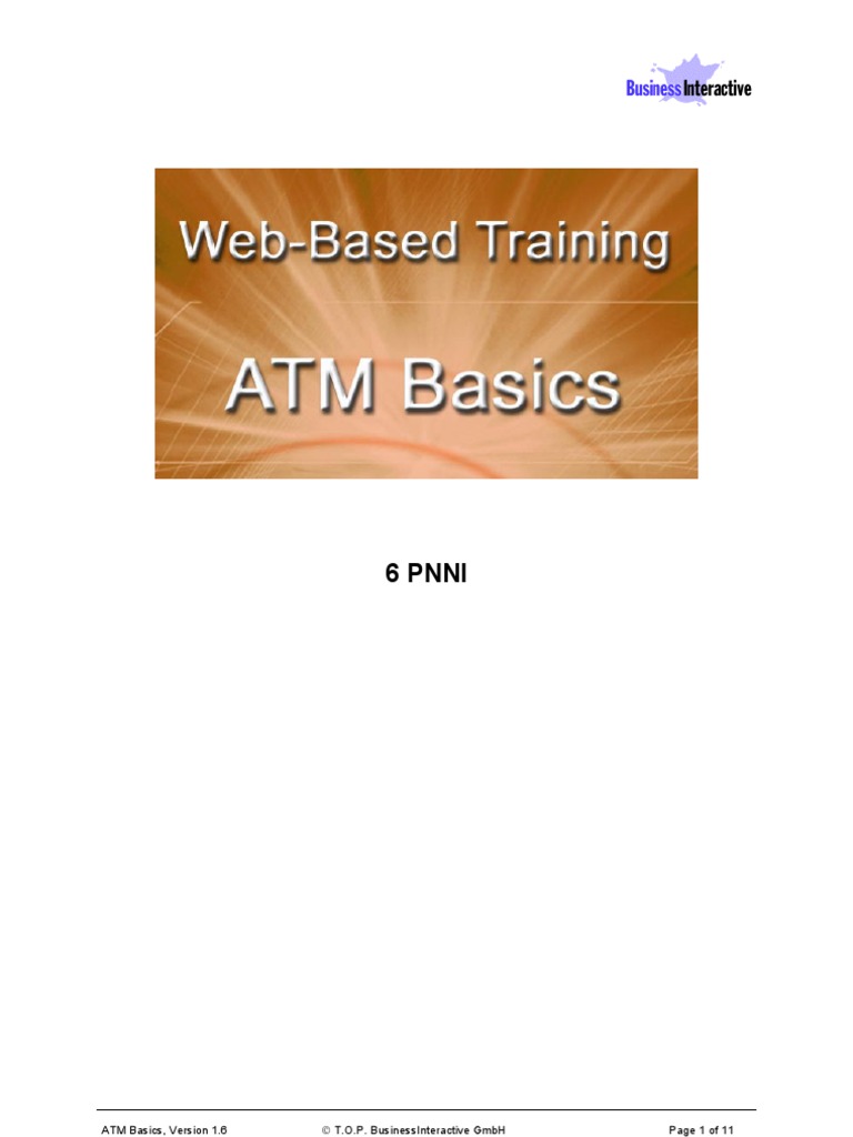 Atm Module6 | PDF | Asynchronous Transfer Mode | Routing