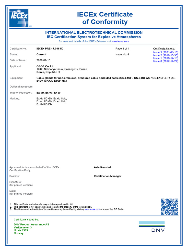 CABLE GLAND_IECEX | PDF | Pipe (Fluid Conveyance)