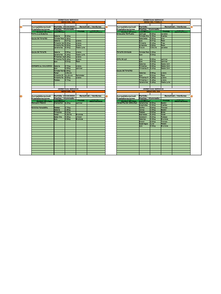 Jokin Aguinaga 18-10 | PDF | Alimentos | Vegetales