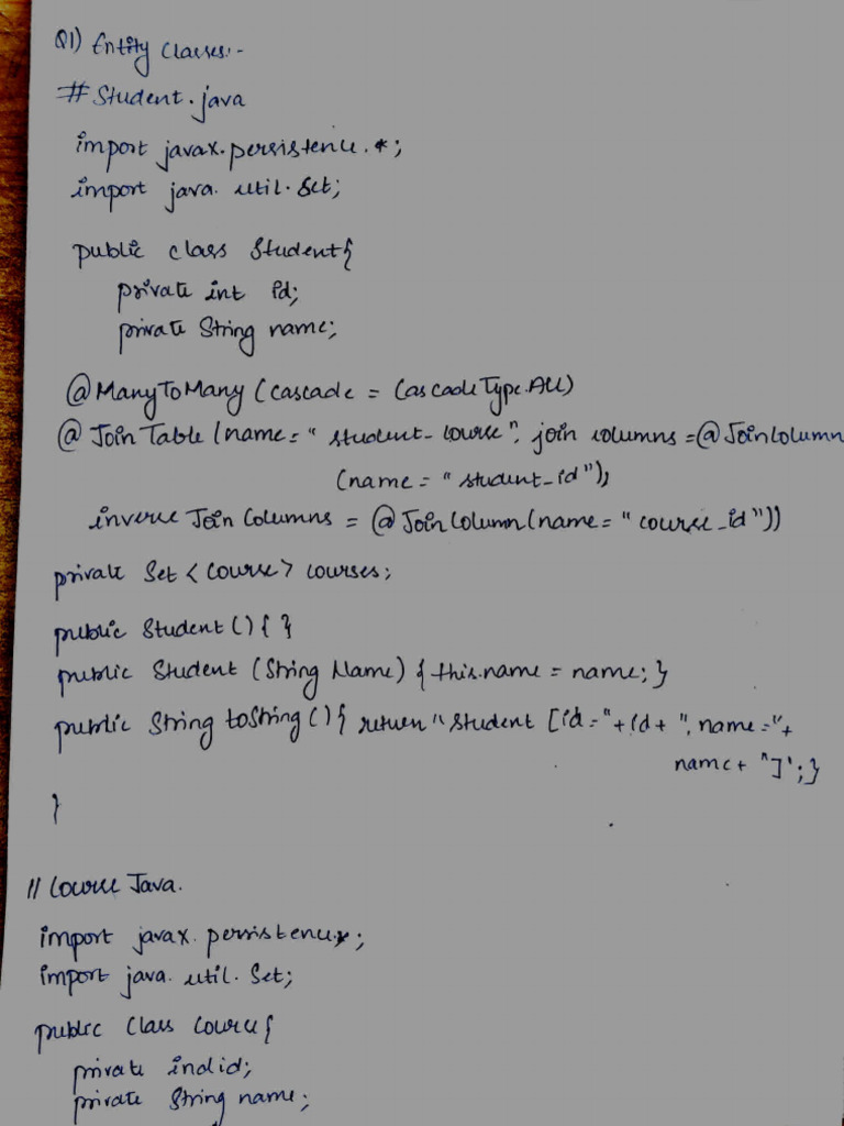 Java Student Management System | PDF