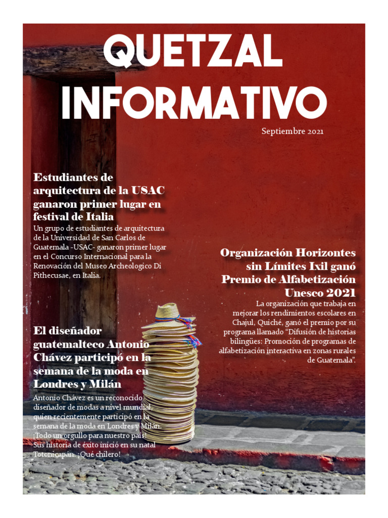 Revista Quetzal Portada | PDF