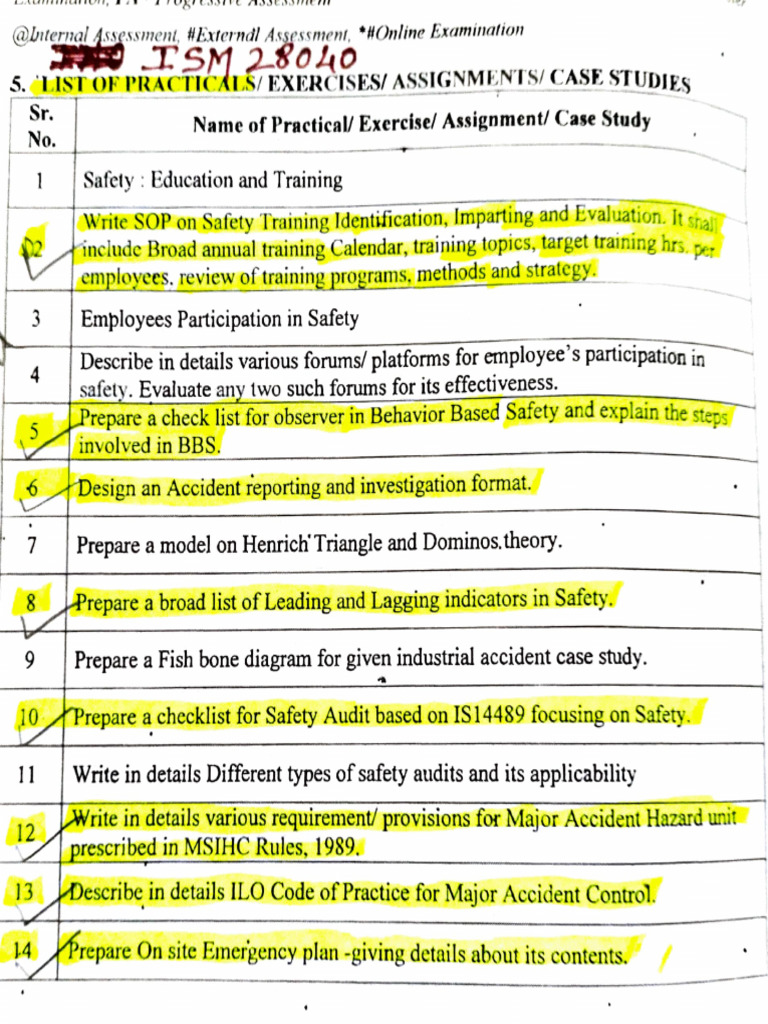 ADIS ISM,IHO,EGE practical | PDF | Pollution | Gases