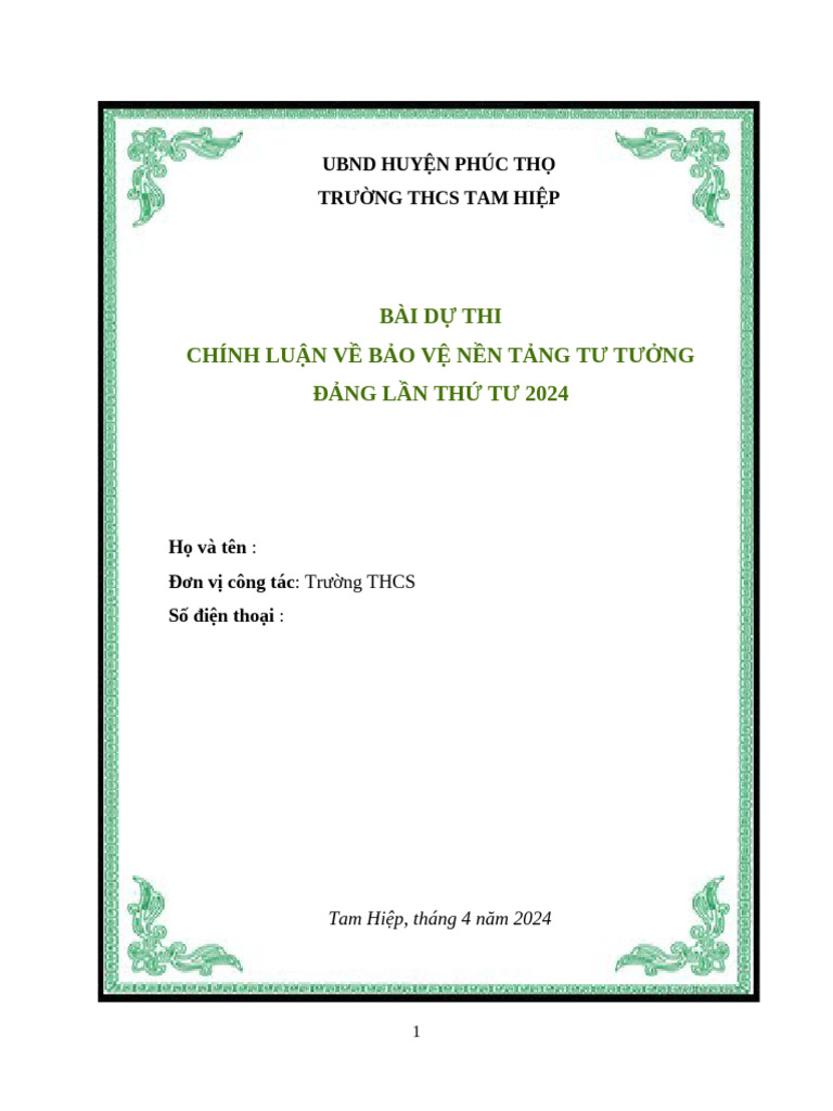 BAI DU THI DANG - Lưu Hương | PDF