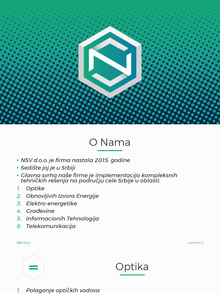 Prezentacija NSV | PDF