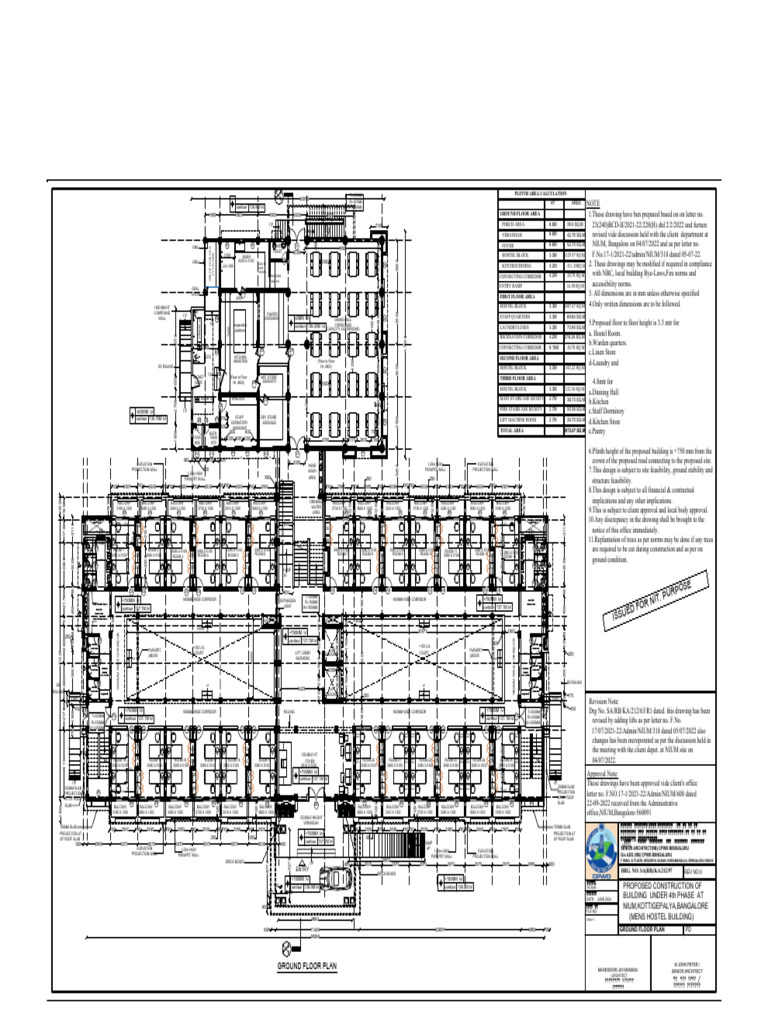 200 BED BOYS HOSTEL NIT(Estimate) DWG 20-07-2024-Model | PDF | Brisbane ...