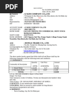 Evergreen Line Bill of Lading Template | PDF