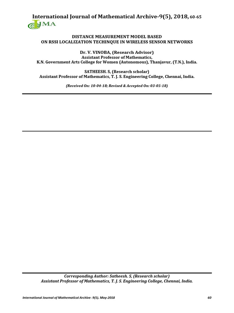 1st-paper | PDF | Wireless Sensor Network | Information And Communications Technology