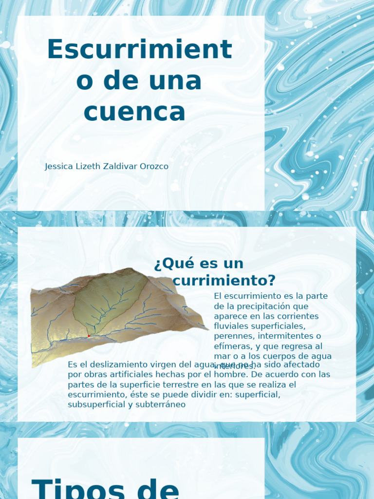 Escurrimiento | PDF