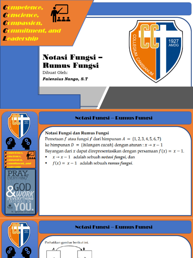 Notasi - Rumus - Bentuk Fungsi | PDF