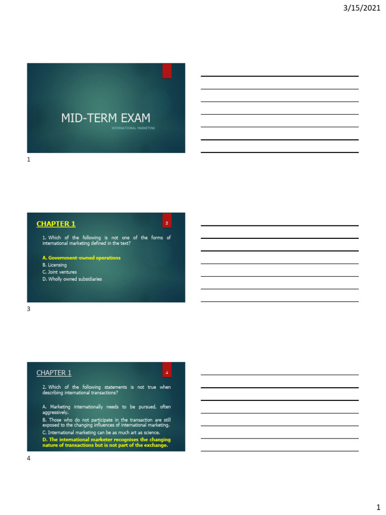 MQT KTGK 2018-40-CÂU English Answer | PDF | World Trade Organization | Marketing