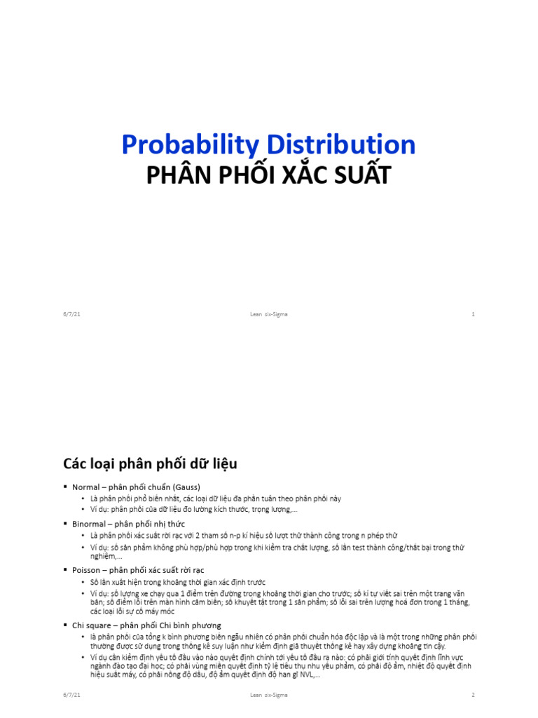 Module 2 Probarbility Distribution | PDF
