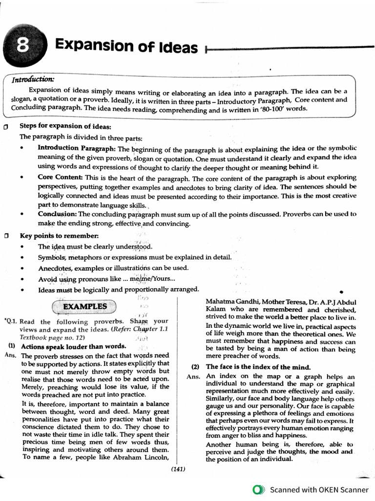 Expansion of Idea | PDF