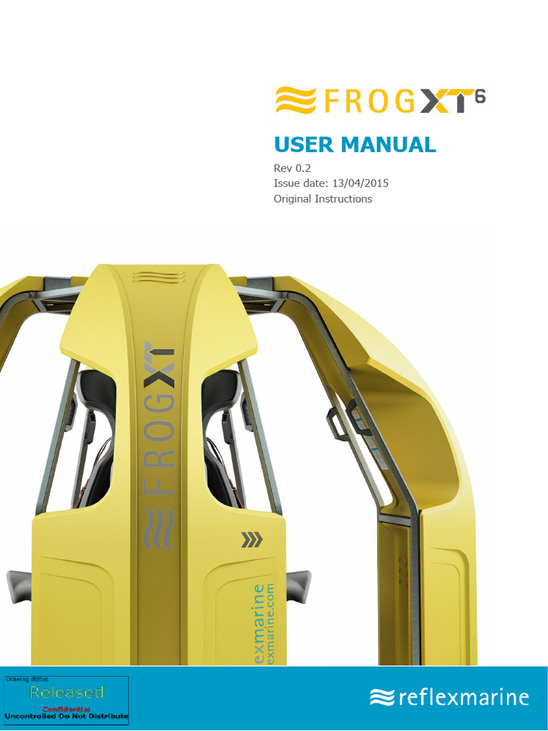 FROG XT6 User Manual - Rev 0.4 | PDF | Crane (Machine) | Baggage