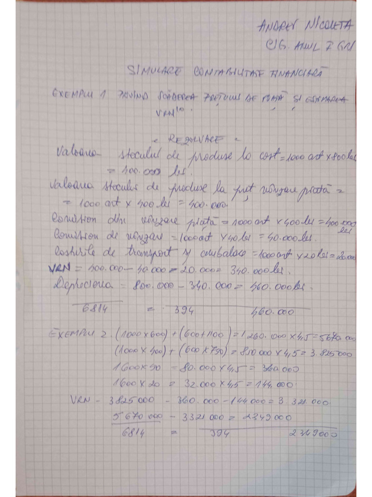 Andrei Nicoleta Simulare 2 | PDF