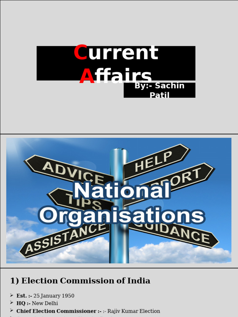 National Organisation | PDF | Government Of India