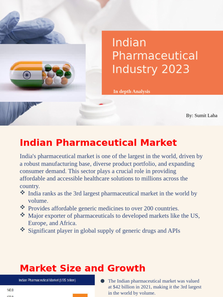 Indian Pharmaceutical Market 2023 by Sumit Laha | PDF | Pharmaceutical Industry | Generic Drug