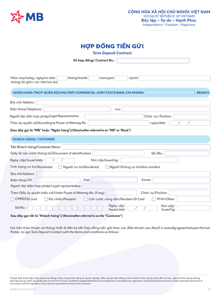 hop-dong-tien-gui---khtc | PDF