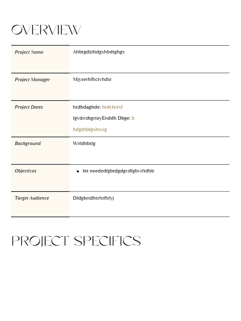 Project Documentation | PDF