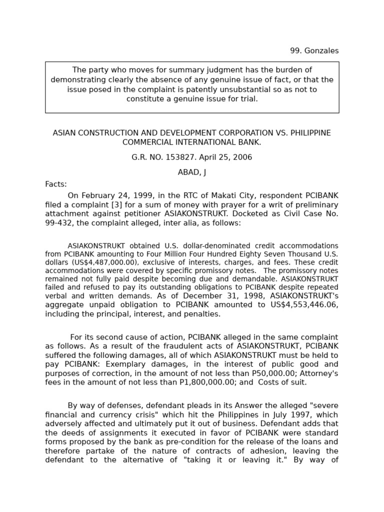 Gonzales | PDF | Lawsuit | Complaint