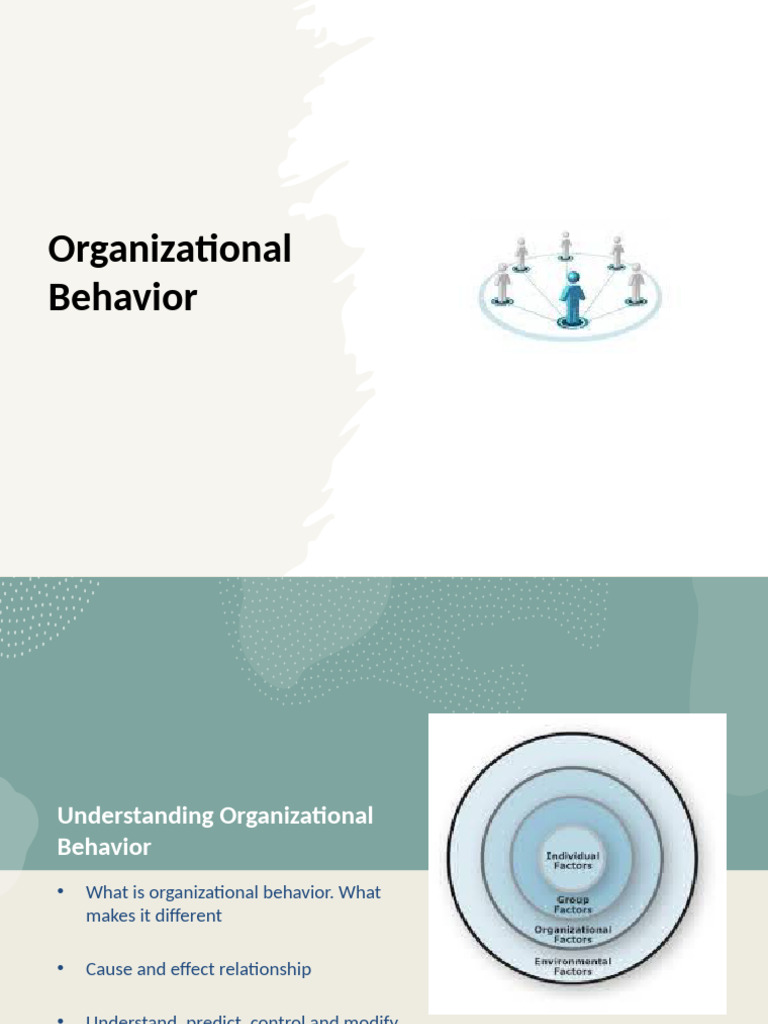 Module 1 | PDF | Organizational Behavior | Science