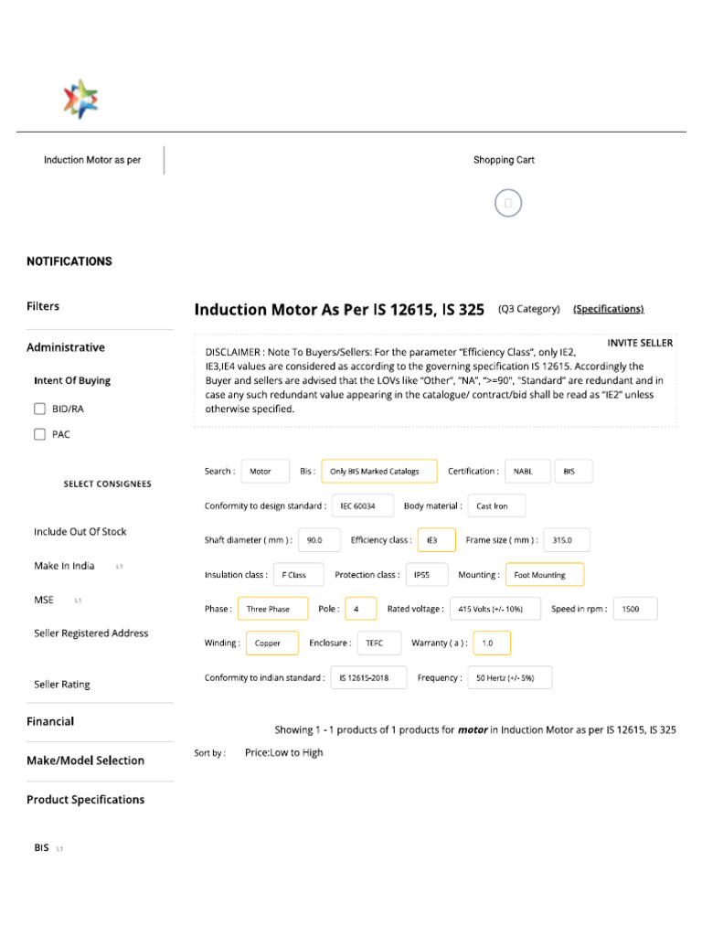 GeM Availability | PDF