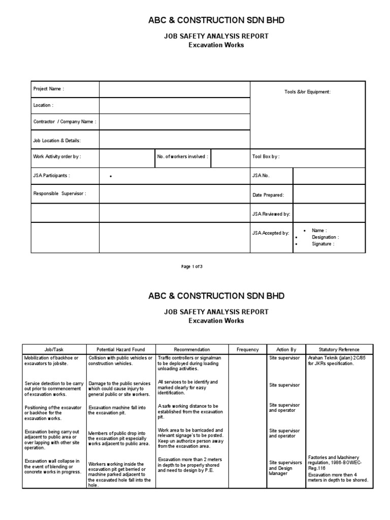 Jha Example | PDF | Excavation (Archaeology) | Transport