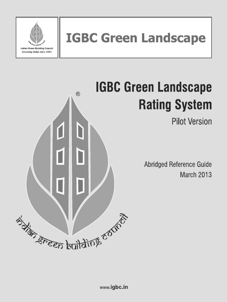 IGBC Green Landscape Rating System - Abridged Reference Guide 2013 ...