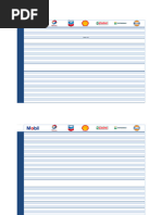 Recommended Oil and Grease Cross Reference Chart | PDF | Soft Matter | Oils