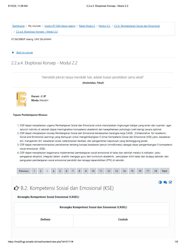2.2.a.4. Eksplorasi Konsep - Modul 2.2 B | PDF
