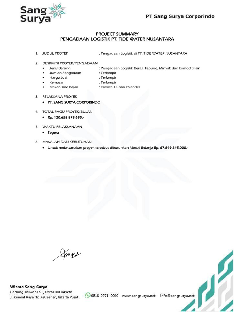 Summary Project TWN SSC | PDF | Pengelolaan Keuangan & Uang