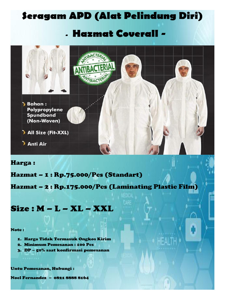 Brosur - Seragam APD - Hazmat | PDF