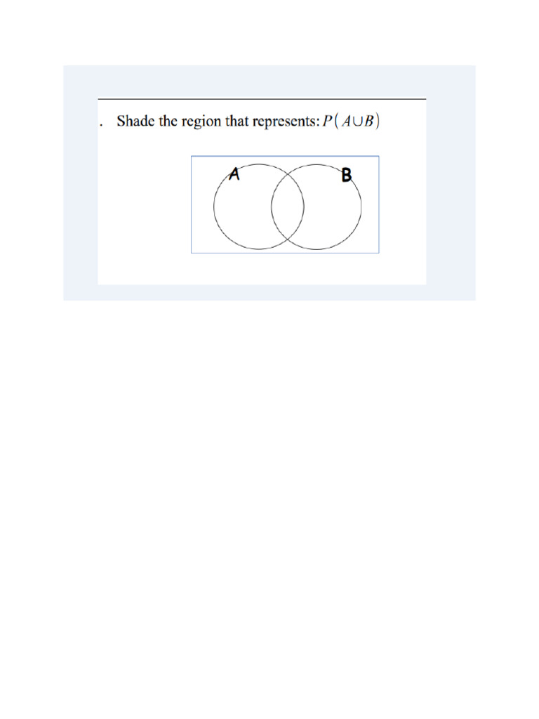 Question Venn Diagram 1. | PDF