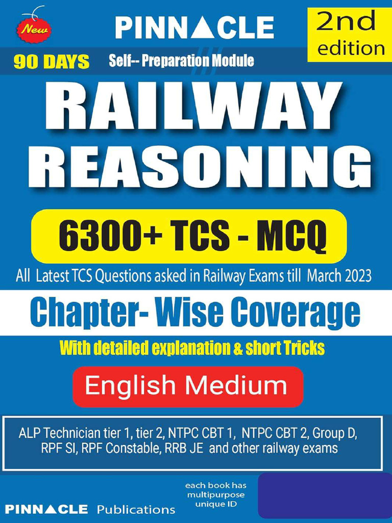 Railway Reasoning 6300 TCS MCQ English Medium 2nd Edition Pinnacle | PDF | Electrical Resistance ...