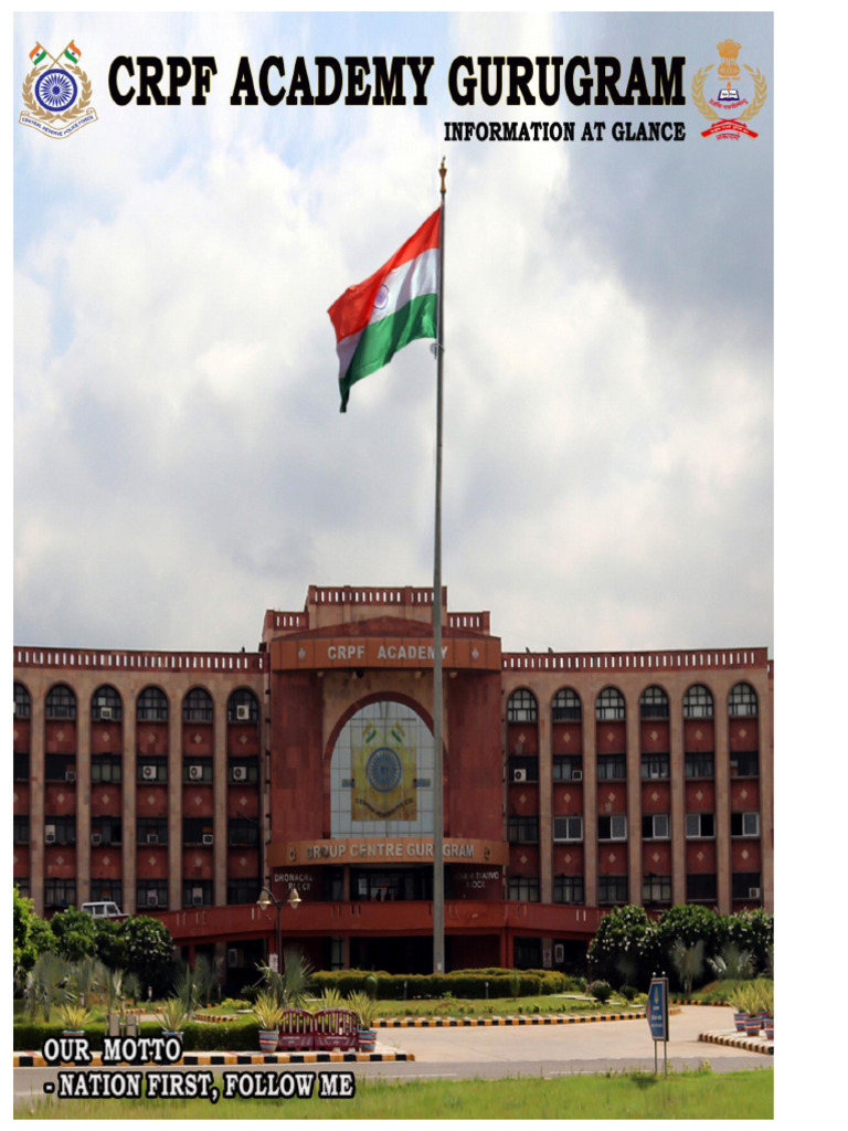 Crpf Academy Brochure 2020 | PDF