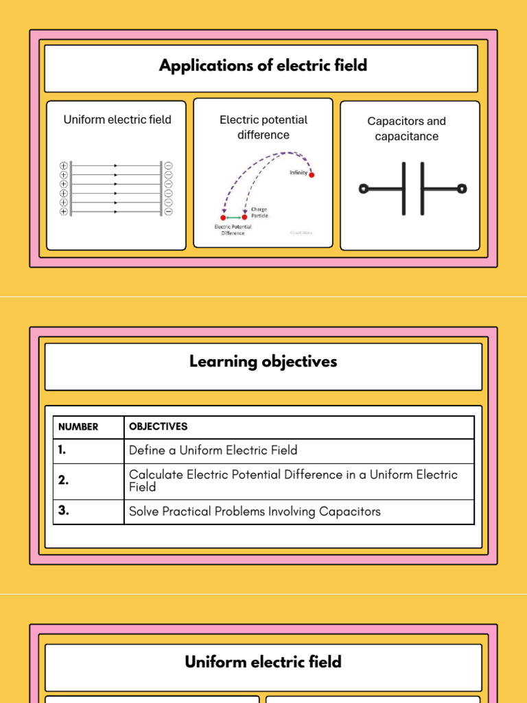 Module 18 - Lesson 3 Applications of Electric Field | PDF