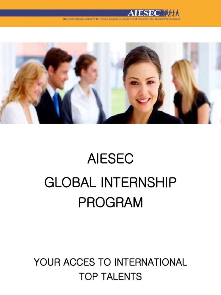 AIESEC Global Internship Program | PDF | Internship | Job Hunting